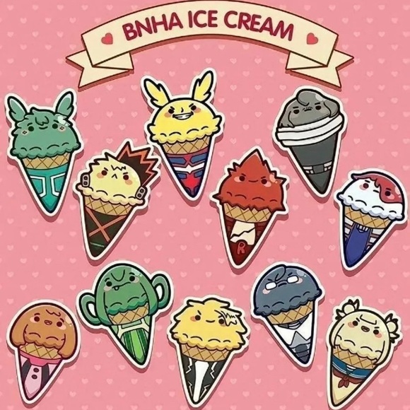 Other | Mha Ice Cream Stickers | Poshmark